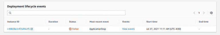 How to Quickly Fix AWS CodeDeploy "ApplicationStop" Event Failures