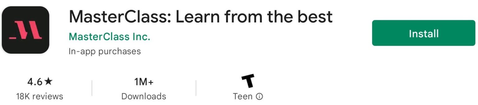 A Deep-dive Review of the MasterClass App - Blue Label Labs