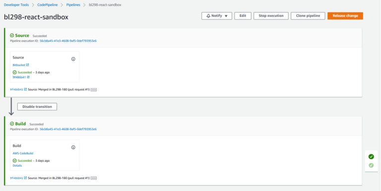 How to Setup CodePipelineto Deploy a ReactJS App to AWS S3 and CloudFront
