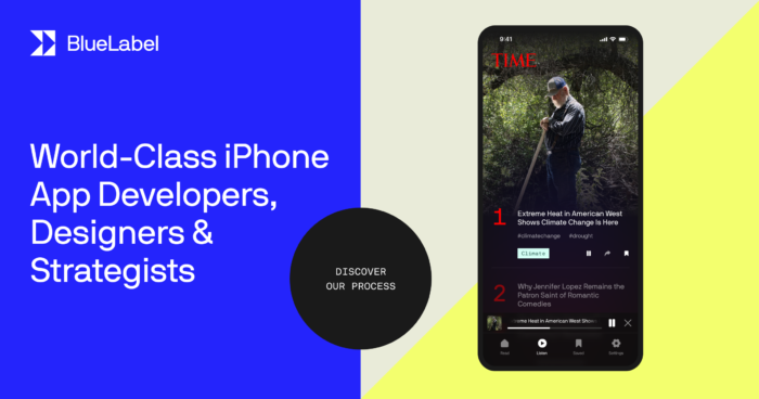 Leading iPhone App Developers | iOS Development Company | BlueLabel